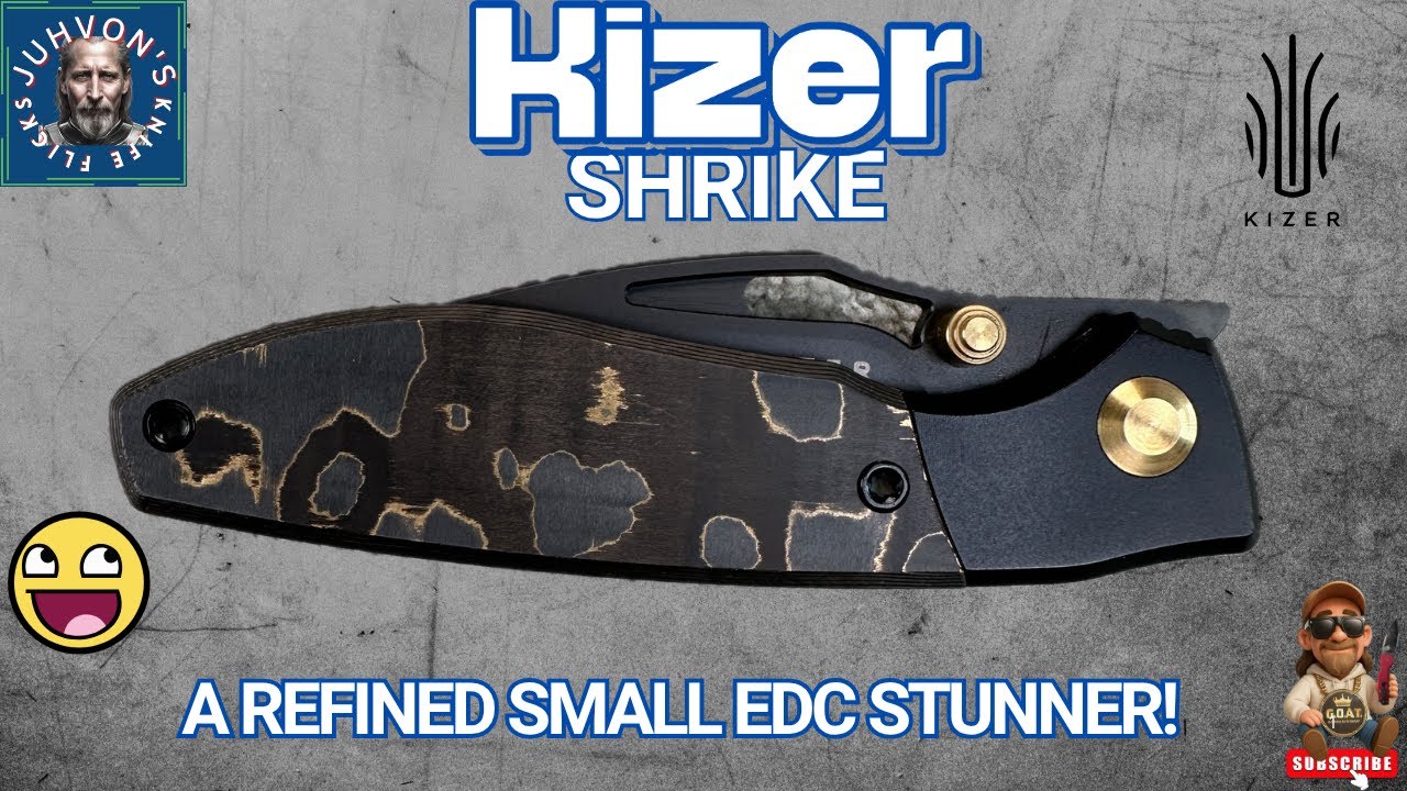 ⚡ The Ultimate Mini EDC! | Kizer Shrike Review – Small Knife, BIG ...