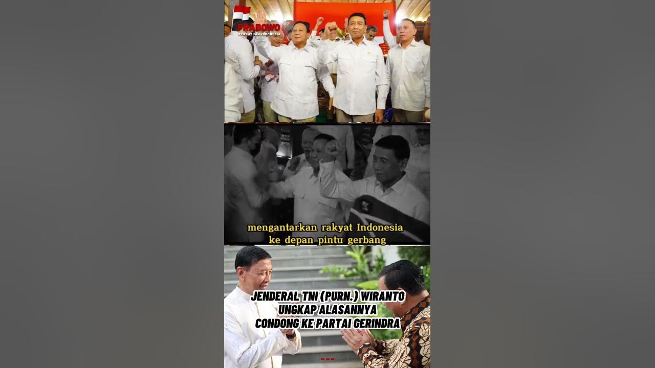 Alasan Pak Wiranto Condong Ke Gerindra Prabowopresiden2024