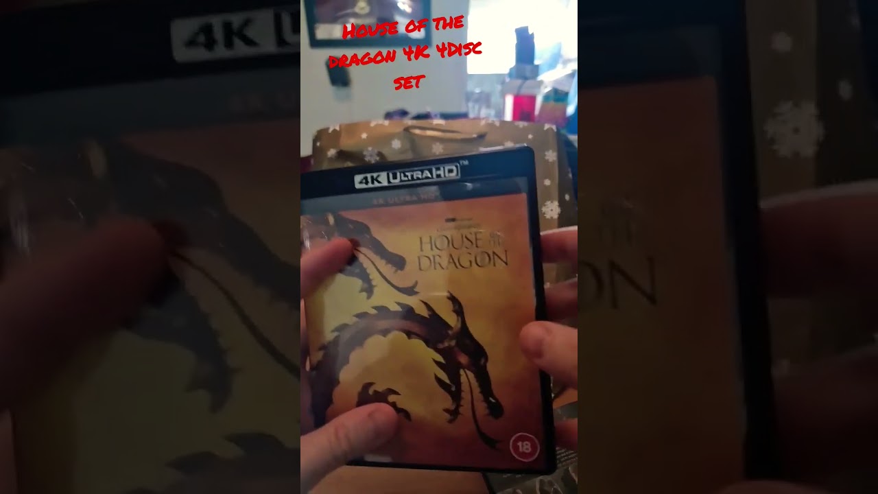 House of the Dragon 4K UHD 4 Disc set Unboxing. #4k #physicalmedia #uhd ...