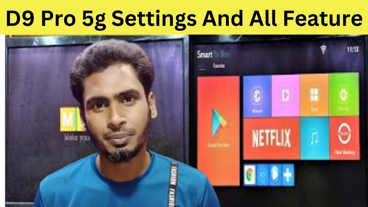 D9 Pro 5g Settings And All Feature | D9 Pro 5g Android TV Box ...