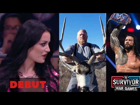 Omg 🤯Paige Aew Debut Jon Moxley Win AEW World Title Bloodline Savivor ...