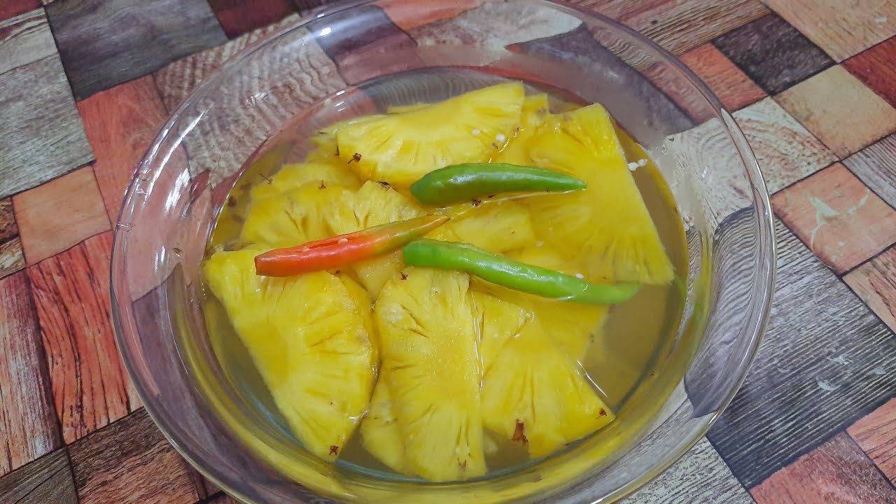 Pineapple uppilittath//Rish-The lazy cook - YouTube