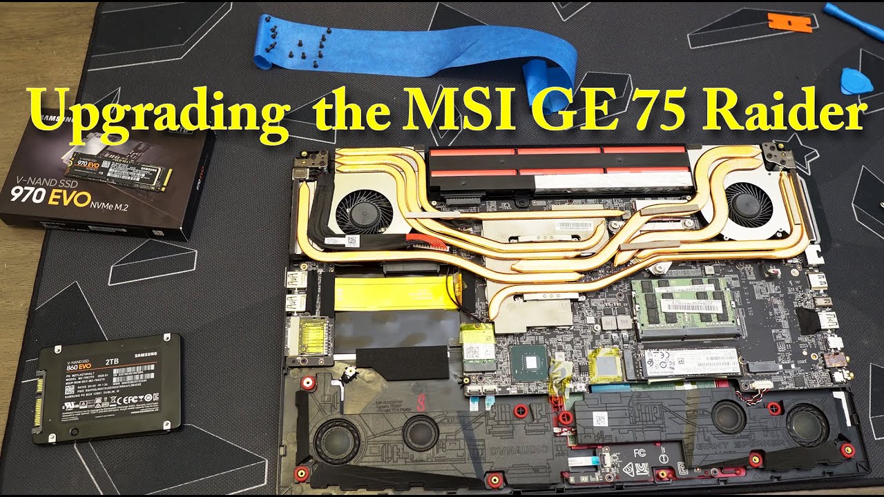 How To Upgrade RAM On An MSI GF75 Gaming Laptop! Tori's Tutorials ...