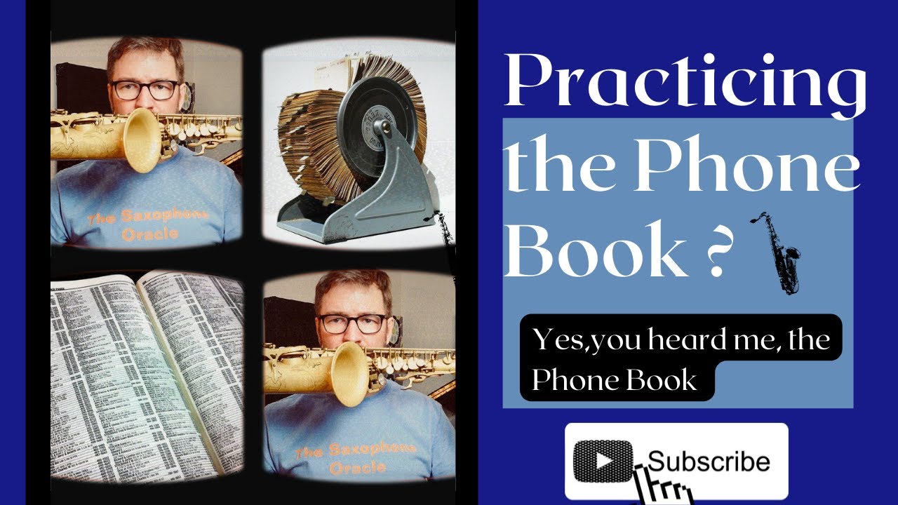 Practicing the Phone Book? Yes, you heard me, the Phone Book. - YouTube