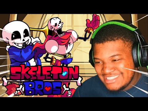 I'M VIBING DOWN TO THE BONE | FNF vs Skeleton Bros V2 Cancelled Build ...