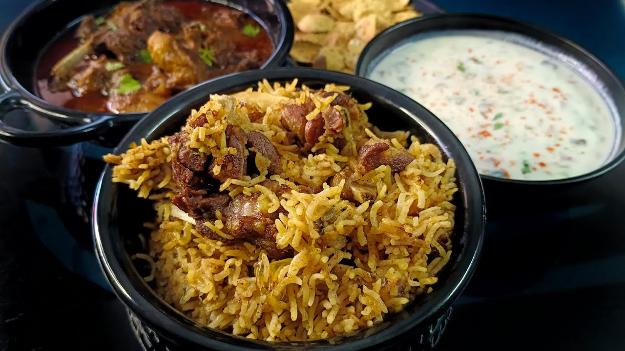 ONE POT MUTTON BIRYANI | EASY MUTTON BIRYANI RECIPE |EASY MUTTON RECIPE ...