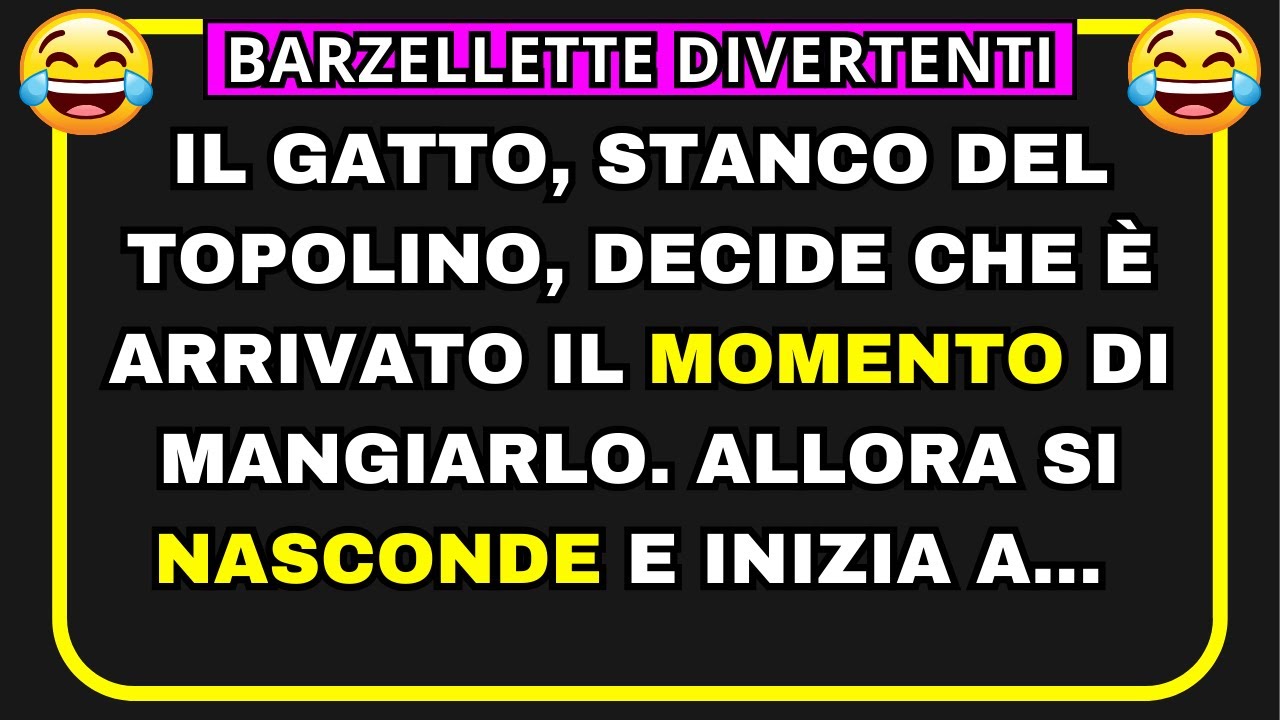 La BARZELLETTA Più DIVERTENTE di Sempre | Il Gatto Bilingue ...