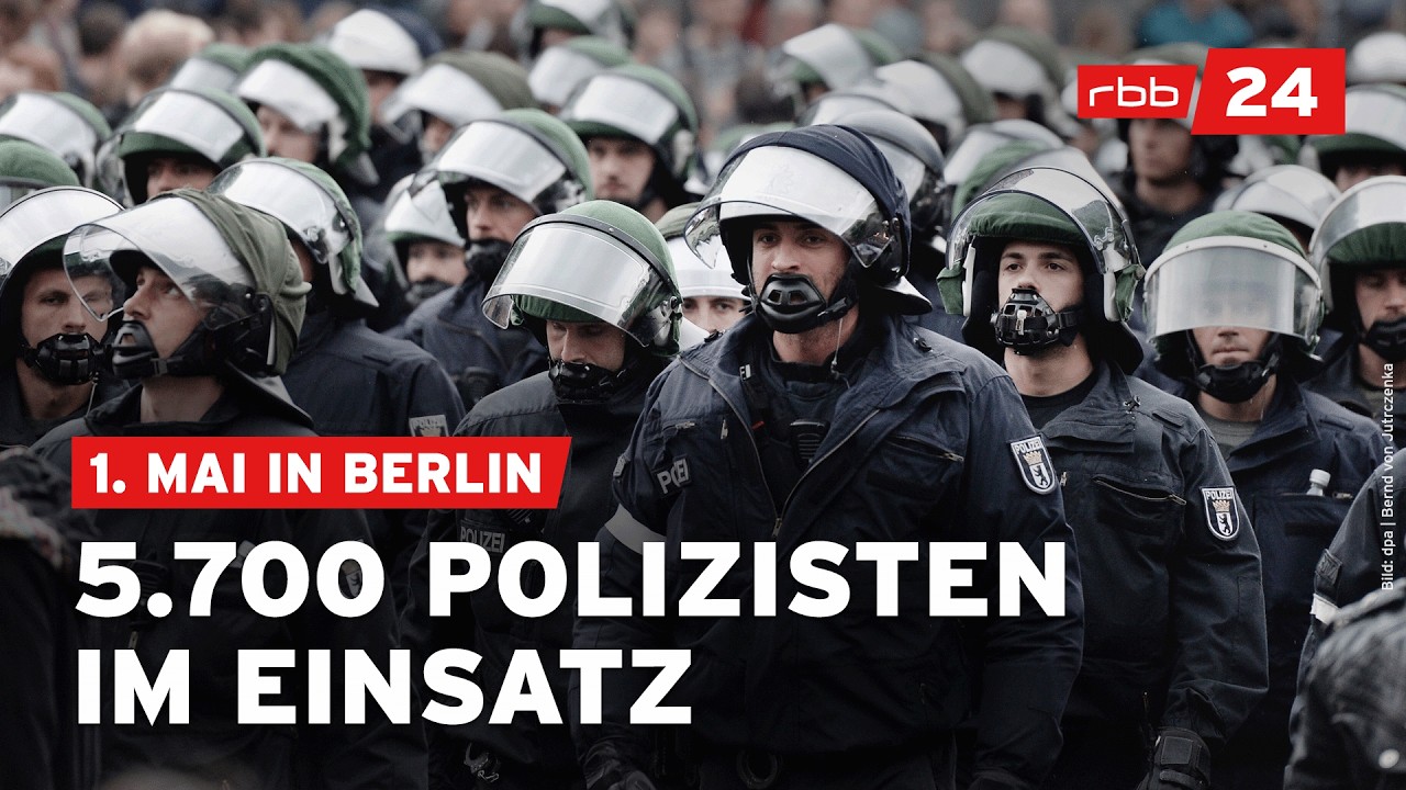 Über 30 Demos am 1. Mai: Polizei setzt auf Masse, Poller und ...