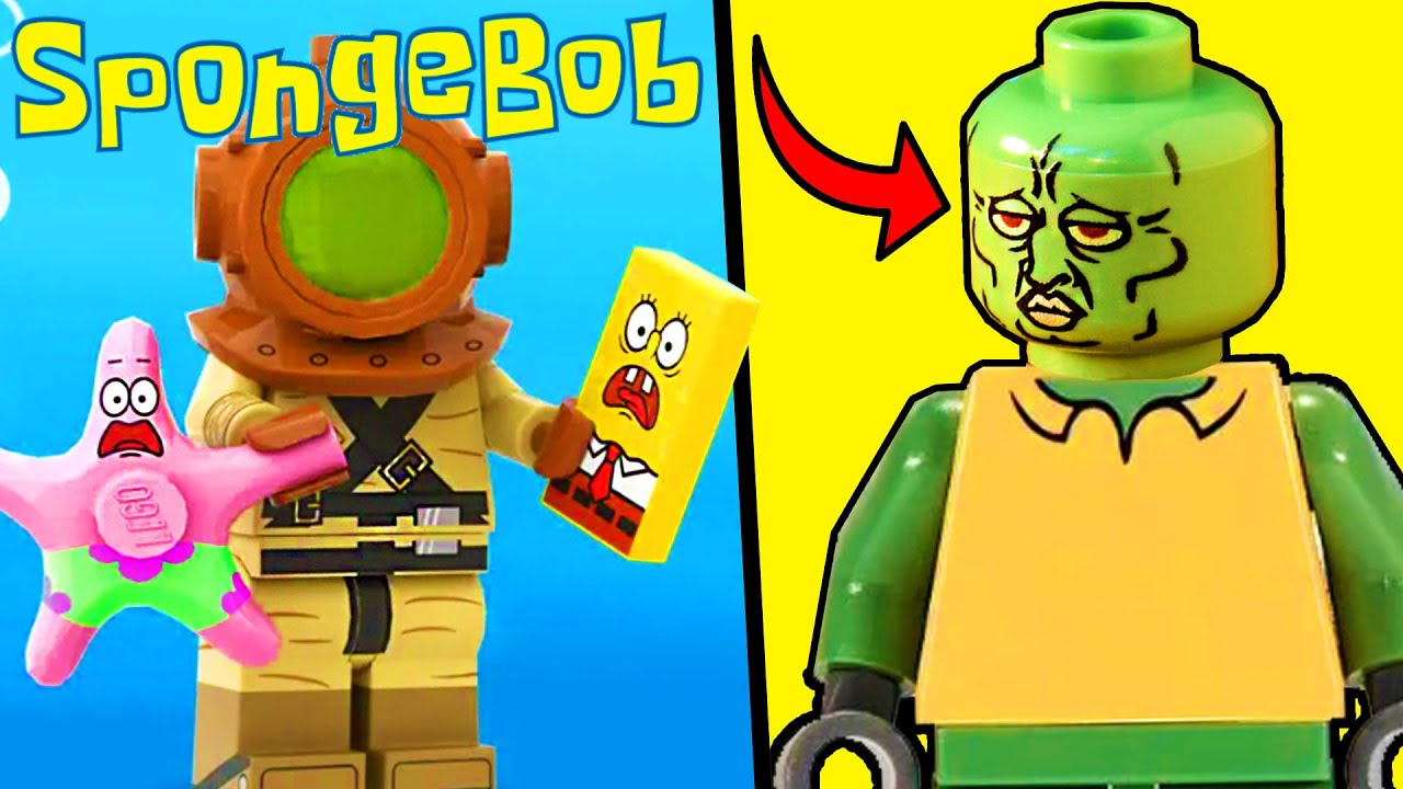I built LEGO SPONGEBOB Memes... - YouTube