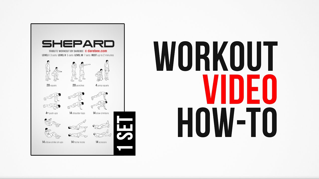 Shepard Workout [ How-To ] [ One Set ] by #DAREBEE - YouTube