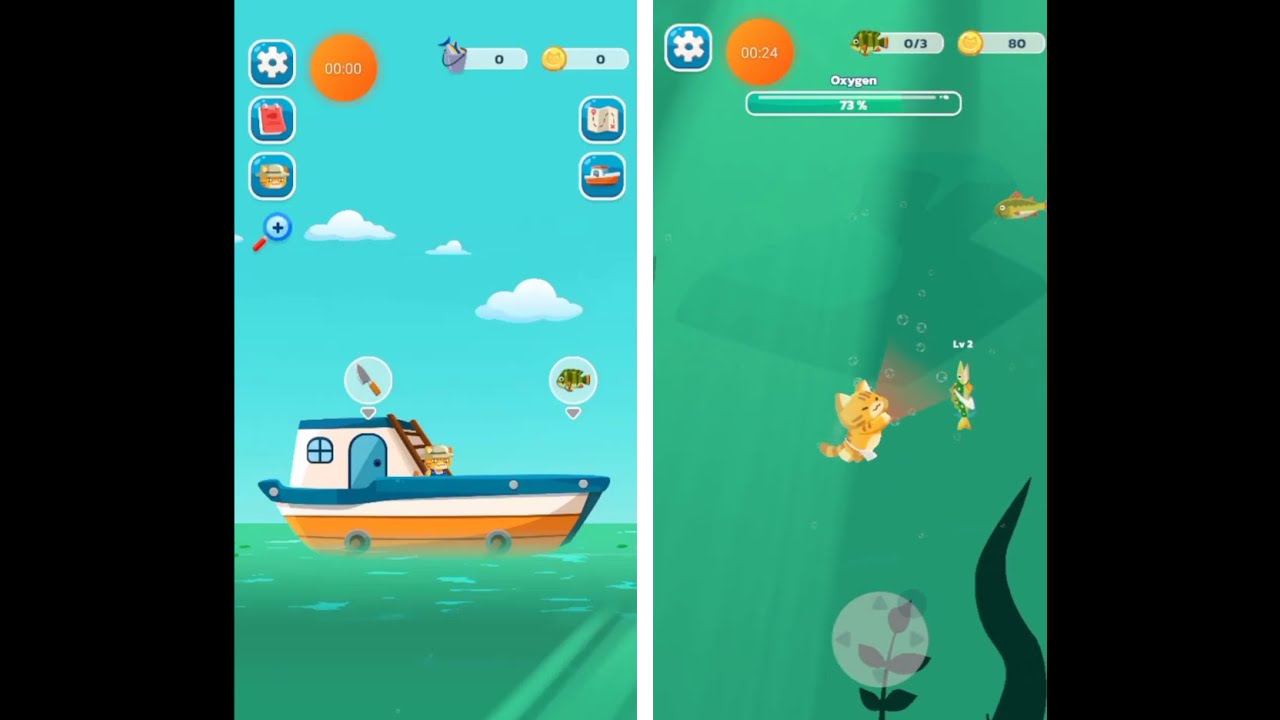 Fisher Meow Catch & Feed - Gameplay walkthrough 1 - YouTube