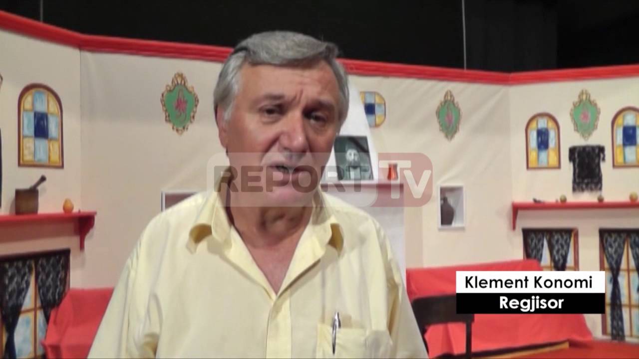 Report TV - Rikthehet Kristo Floqi në teatrin e Gjirokastrës me ...