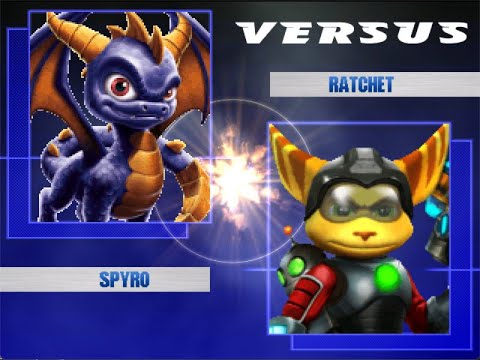 Mugen Battle Spyro vs Ratchet & Clank