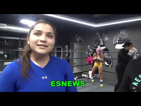 THE FEMALE MIKE TYSON ROXIE WORKING OUT WITH HER MOM EsNews Boxing ...