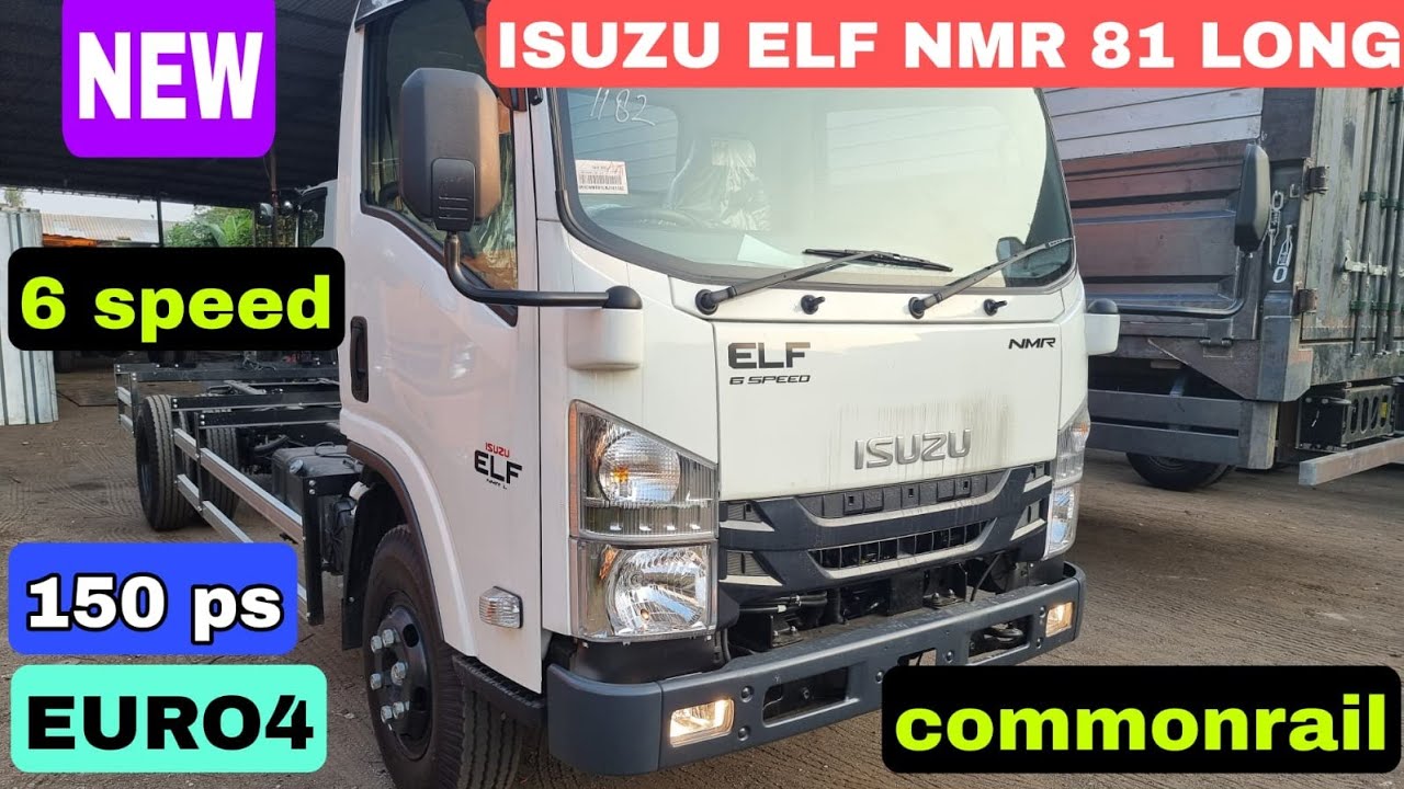 Review ISUZU ELF NMR 81 L 6 speed 150 ps euro4 common rail - YouTube