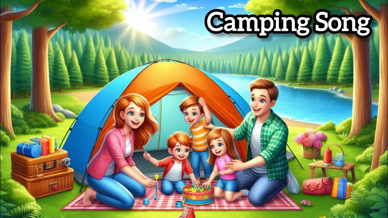 Camping Song | Camping Skills | Camping Song For Kids | Camping Cartoon ...