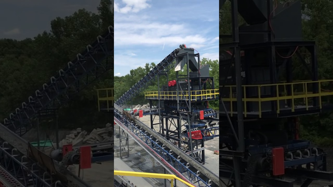 Sandvik CH550, Syntron Feeder and AMP Custom Conveyors - YouTube