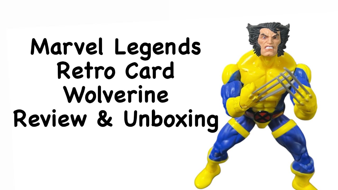 Marvel Legends Retro Card Wolverine Review & Unboxing - YouTube