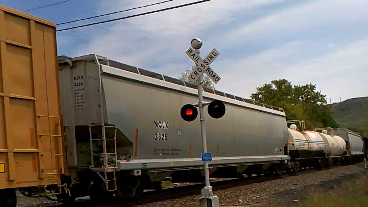 NS 36T at Bowmanstown pedestrian crossing around 1:15PM, 5/4/2017 - YouTube