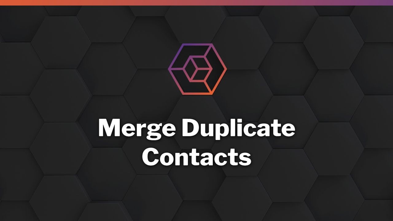 Merge Duplicate Contacts YouTube Merge Duplicate Contacts YouTube