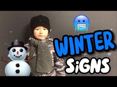 Winter Sign Language ASL Signs - YouTube