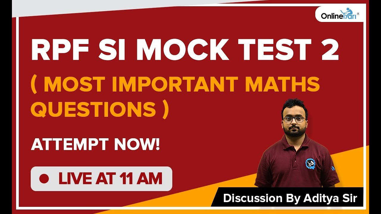 RPF SI Mock Test 2 Solution And Discussion Of Most Important Maths rpf-si-mock-test-2-solution-and-discussion-of-most-important-maths