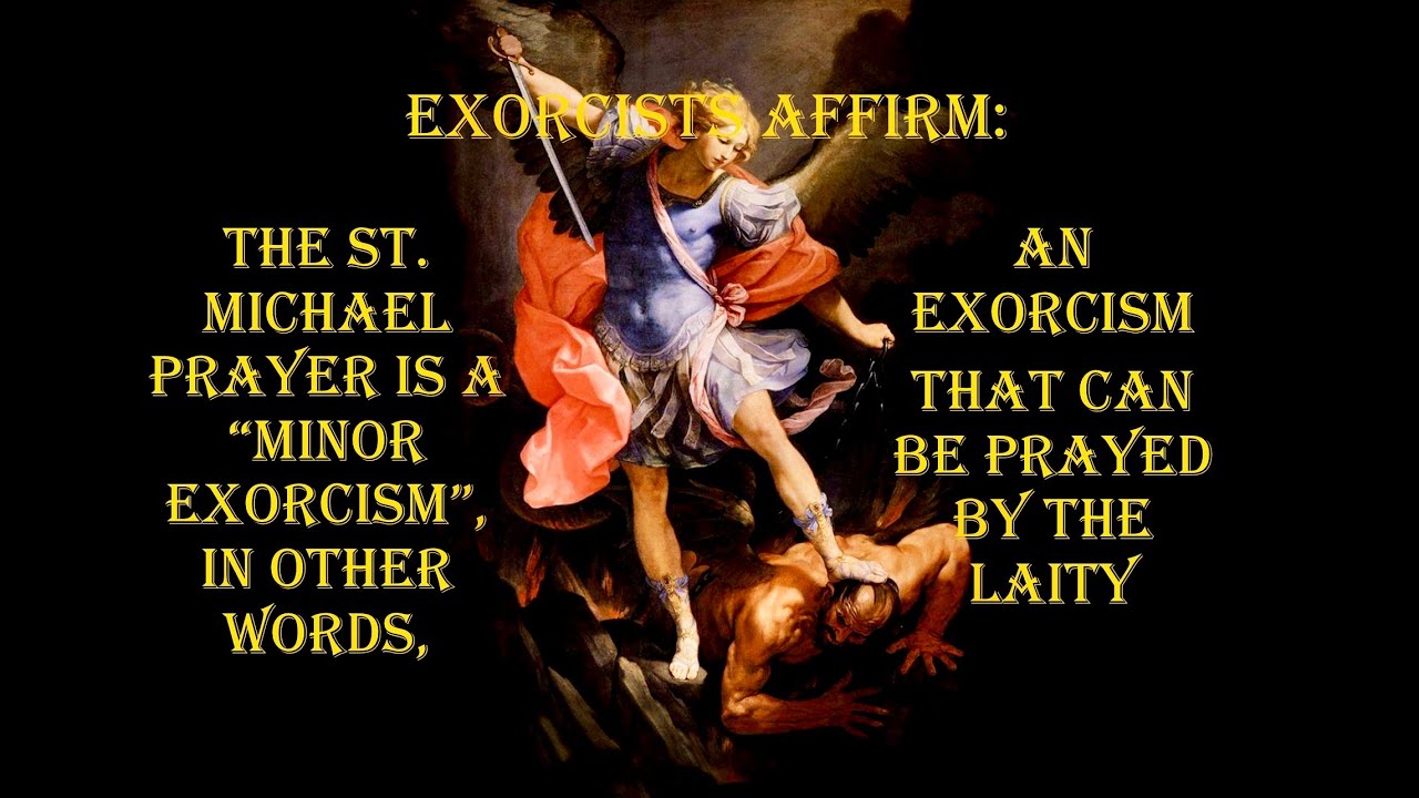 St.Michael Prayer in Latin|A “Minor Exorcism”that can be prayed by the ...
