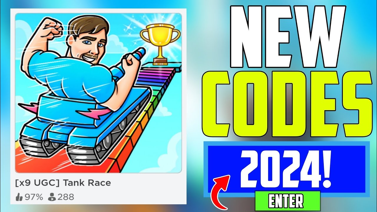 *SECRET UPDATE!* | TANK RACE CODES 2024 (x9 UGC) - YouTube
