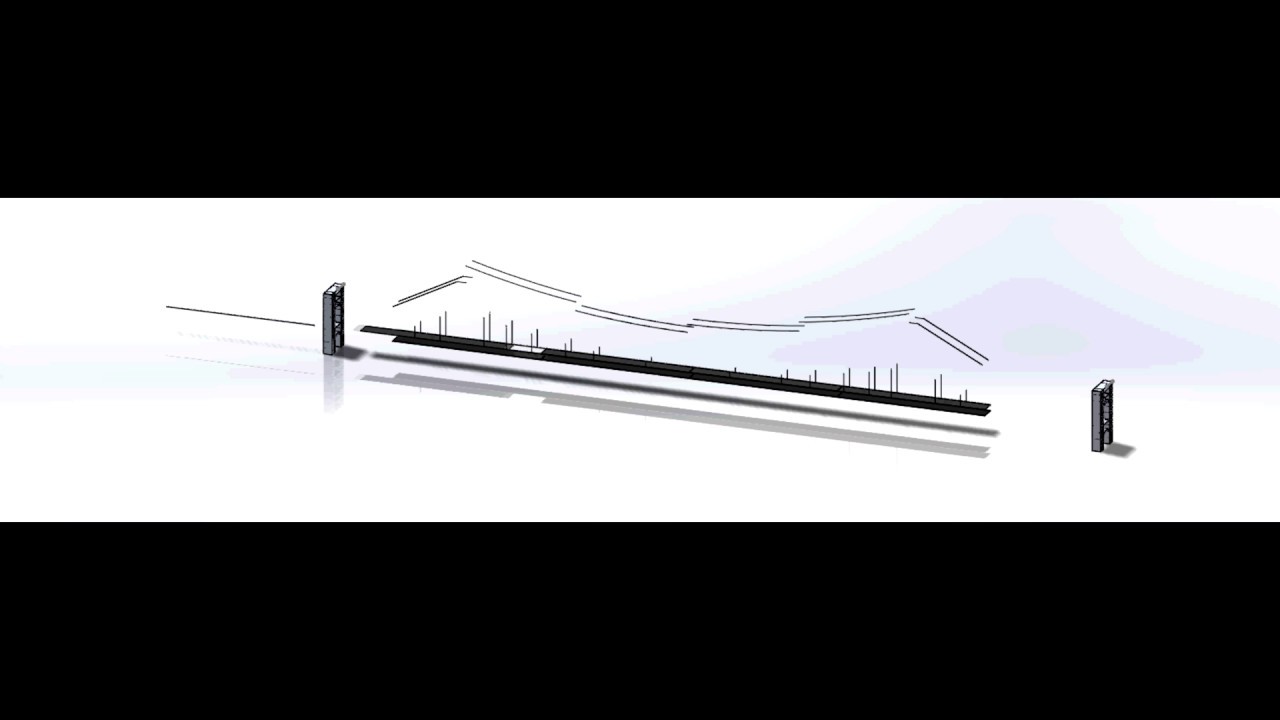 George Washington Bridge SolidWorks Model - YouTube