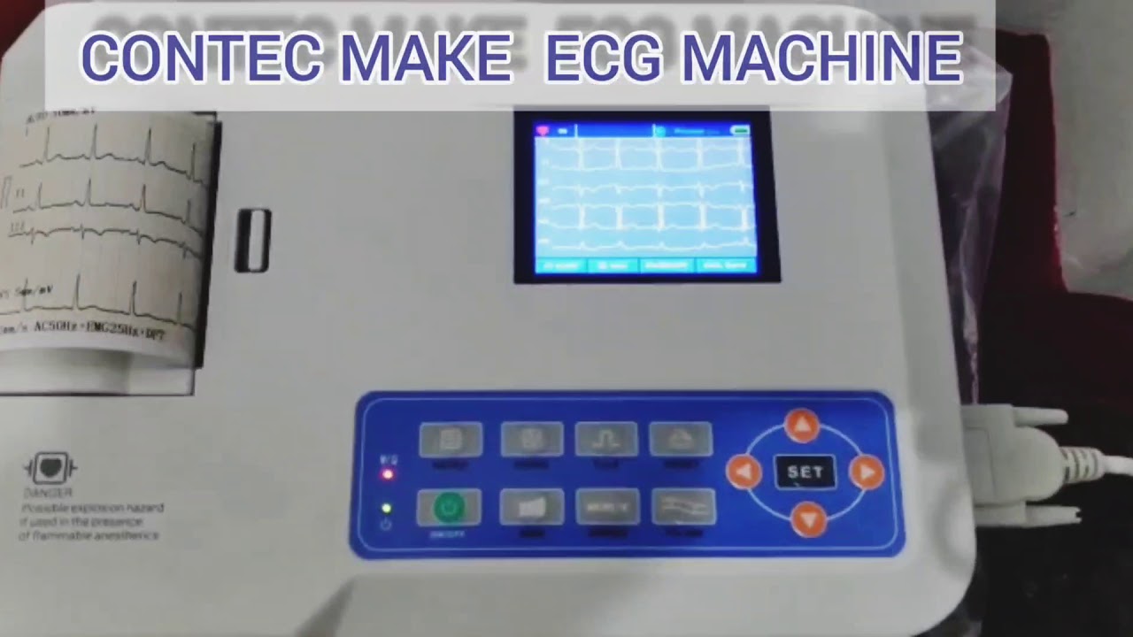 Contec make ECG 3 CHANNEL INSTALLATION VIDEO - YouTube