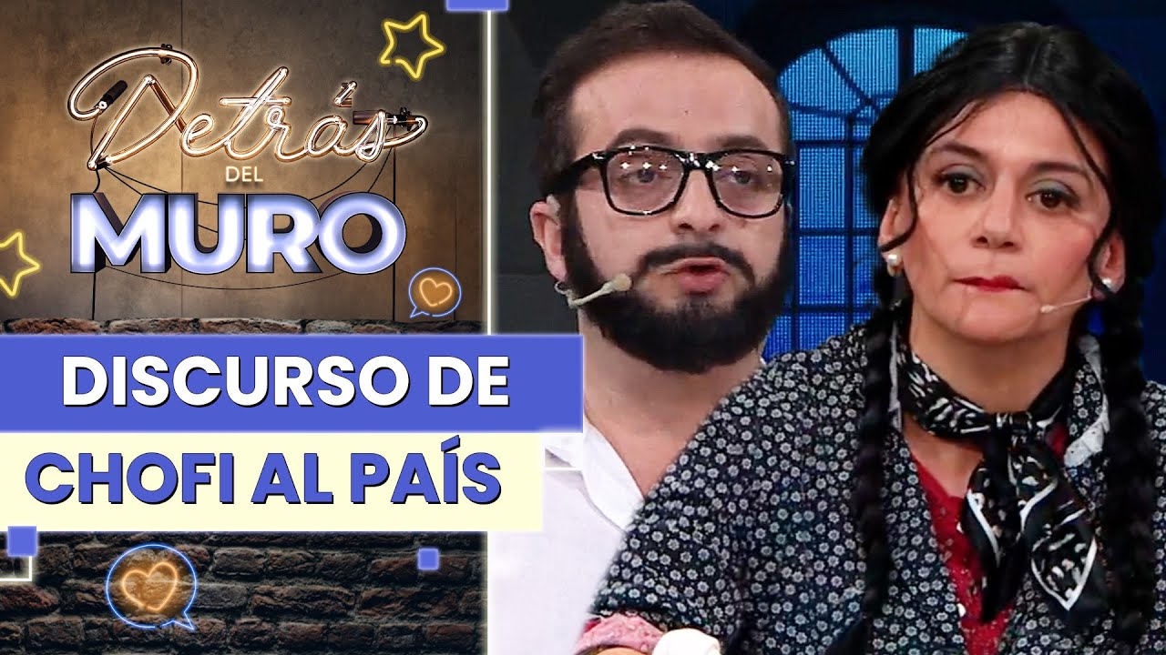 "EL PAÍS ESTÁ PARA LA CA...": Chofi realizó una cadena nacional en ...