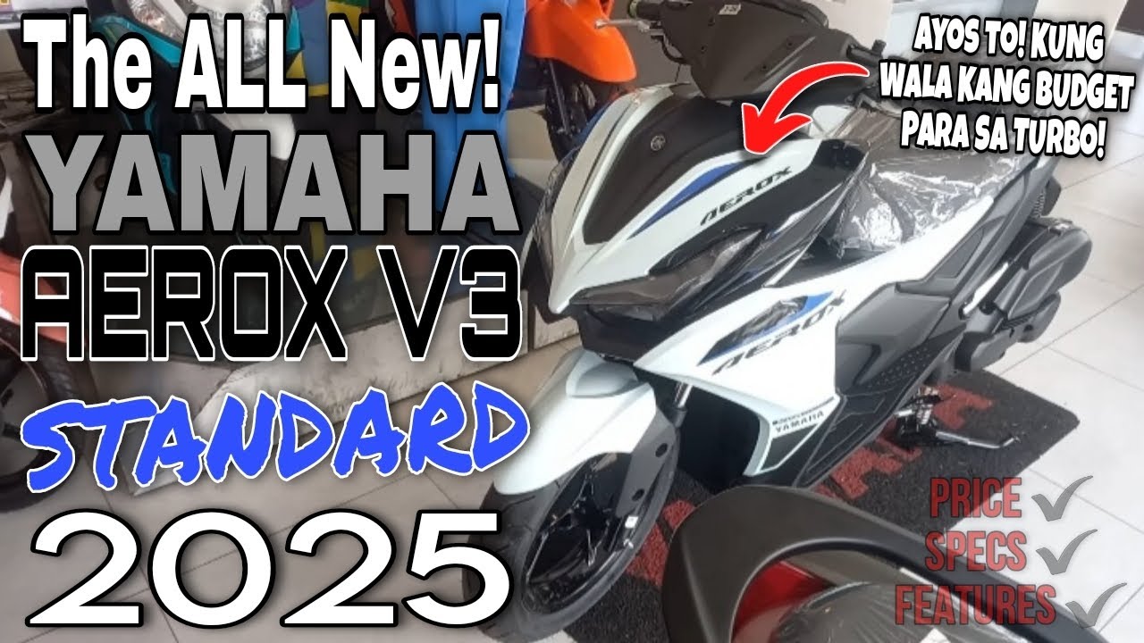 The ALL New Yamaha Aerox 155 V3 STANDARD 2025 | Yamaha Motorcycle ...
