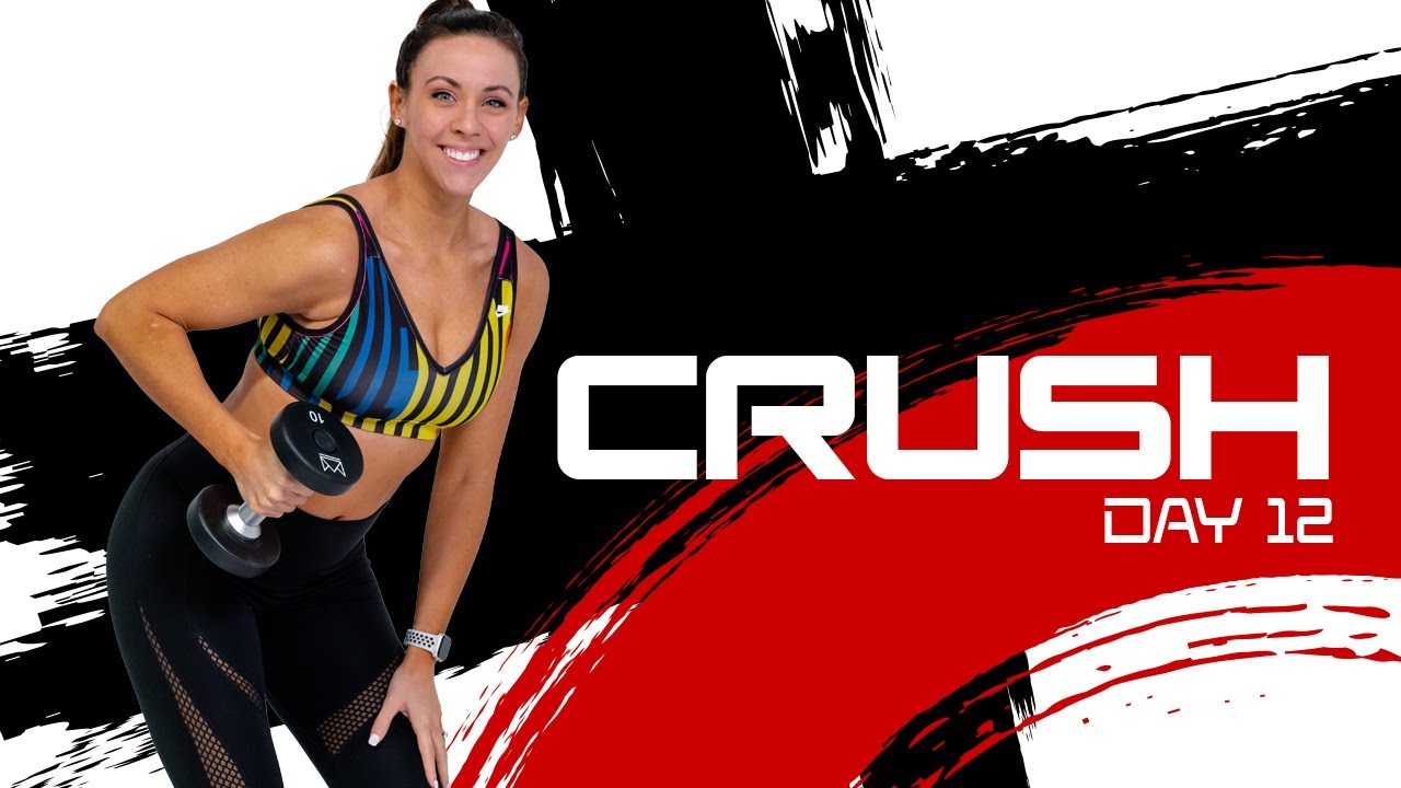 40 Minute Upper Body Push & Pull Superset Workout | CRUSH - Day 12 ...