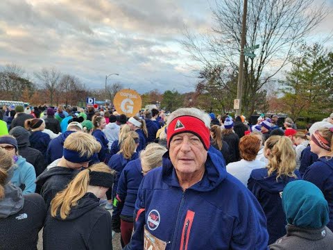 Mike Beard discusses 5K Runs at age 77 on "The Sports Couch" show - YouTube