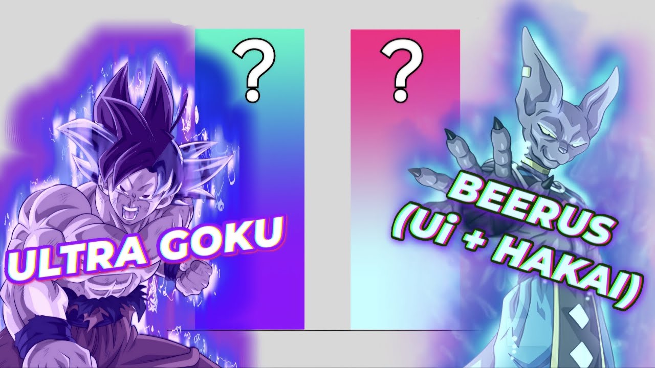 Goku VS Beerus - Power Levels | @PLBrine - YouTube