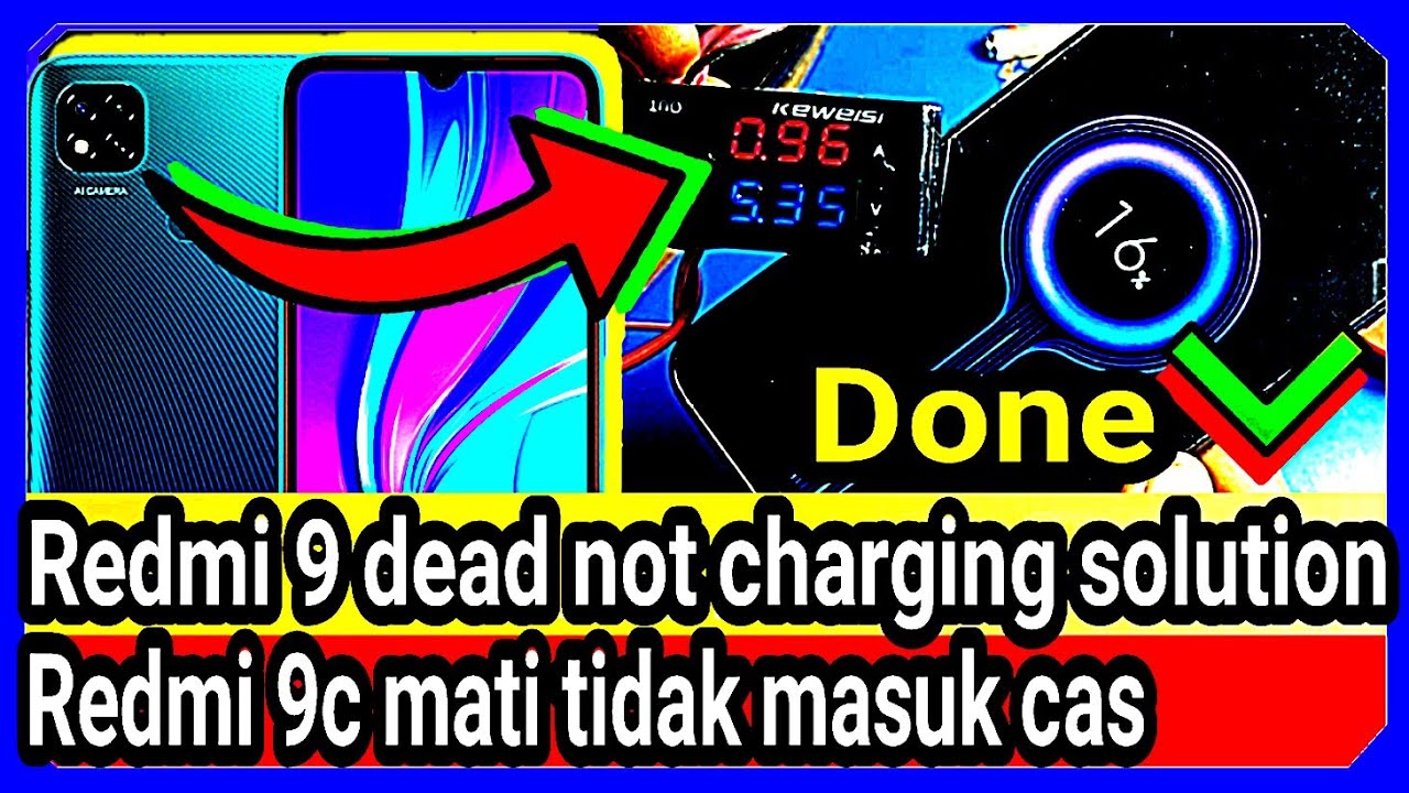 redmi 9c mati tidak masuk cas - redmi 9 dead not charging solution ...