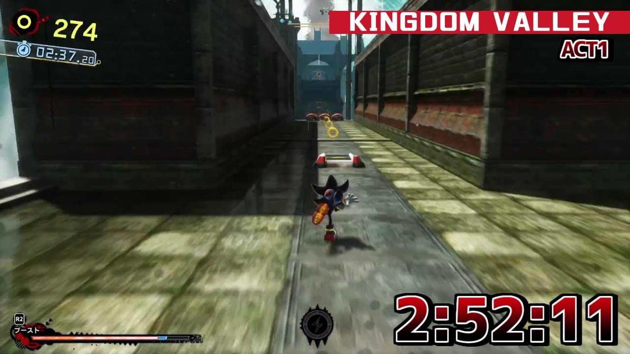 【ソニック × シャドウ ジェネレーションズ】キングダムバレーACT1を3分以内にゴールする方法 - YouTube