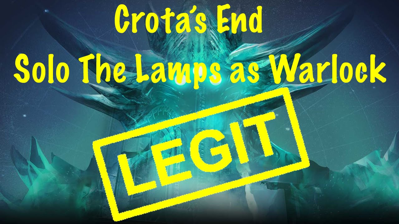 Destiny - Crota's end - How to solo the lamps as warlock legit - YouTube