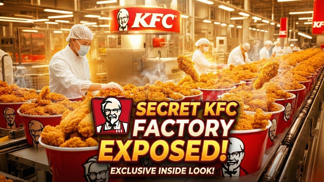 inside kfc factory - YouTube