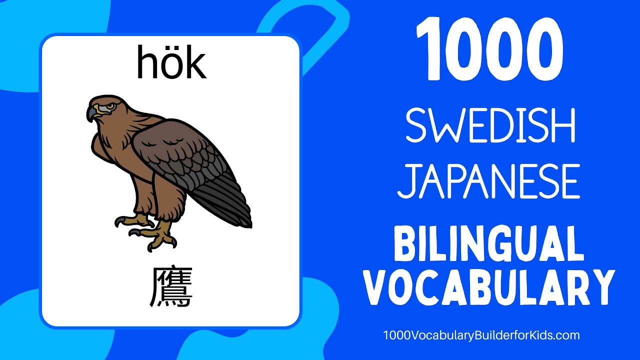 Learn Swedish Japanese 1000 Bilingual Vocabulary for Beginners Lära sig ...