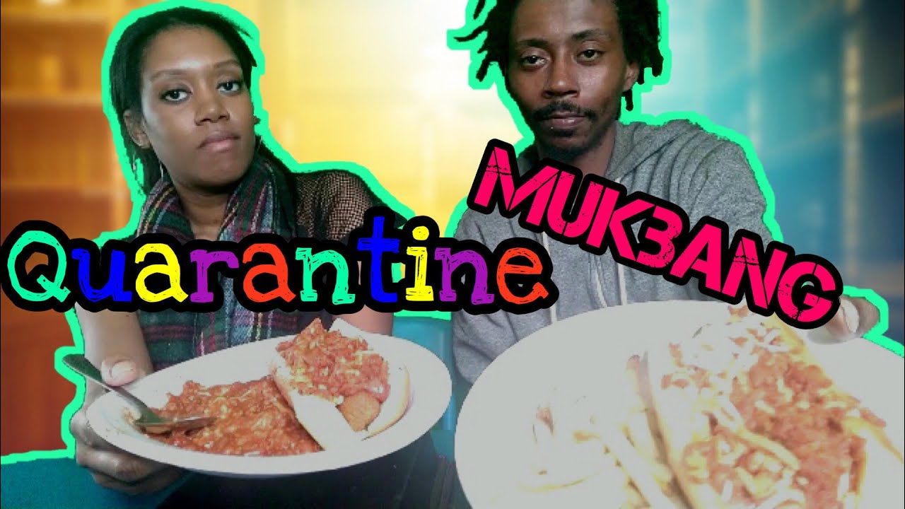 Vegan chilli dog mukbang& chill with us behind the scenes - YouTube