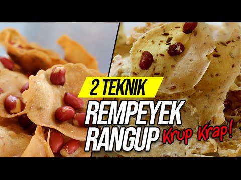 2 TEKNIK Mudah Buat Rempeyek Nipis & Rangup KRUP KRAP Tanpa Menggunakan ...