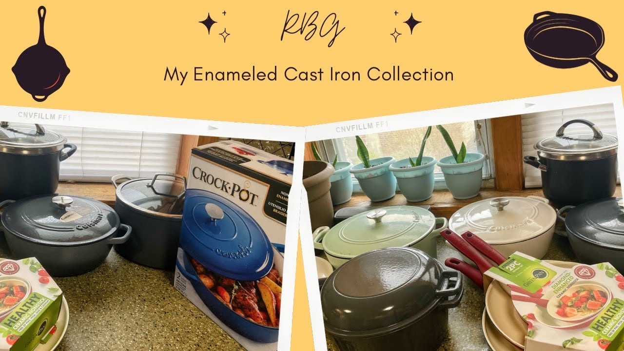 My Enameled Cast Iron Collection - YouTube