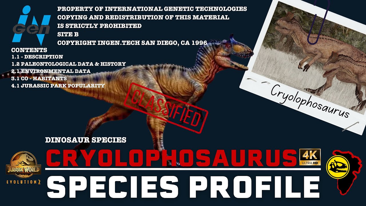 Cryolophosaurus In-Depth Dino Guide, Tips to Recreate Natural Habitat & Jurassic Park History ...