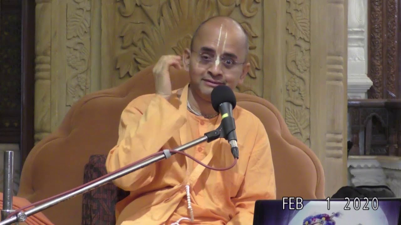 20 02 01 NVCC SB Adwait Acharya Appearance Day HG RSP - YouTube