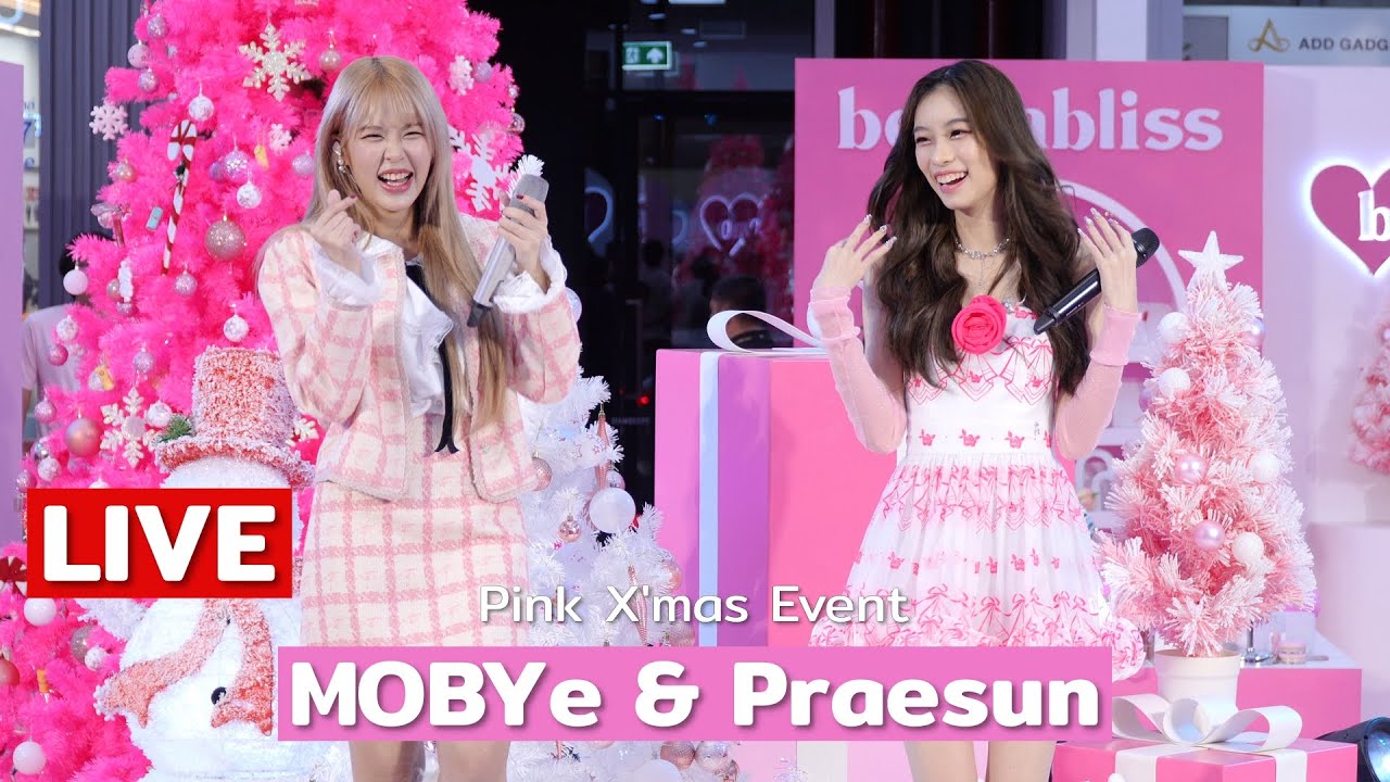 🔴 [LIVE] MOBYe & Praesun @ Pink X'mas Event | 231202 - YouTube