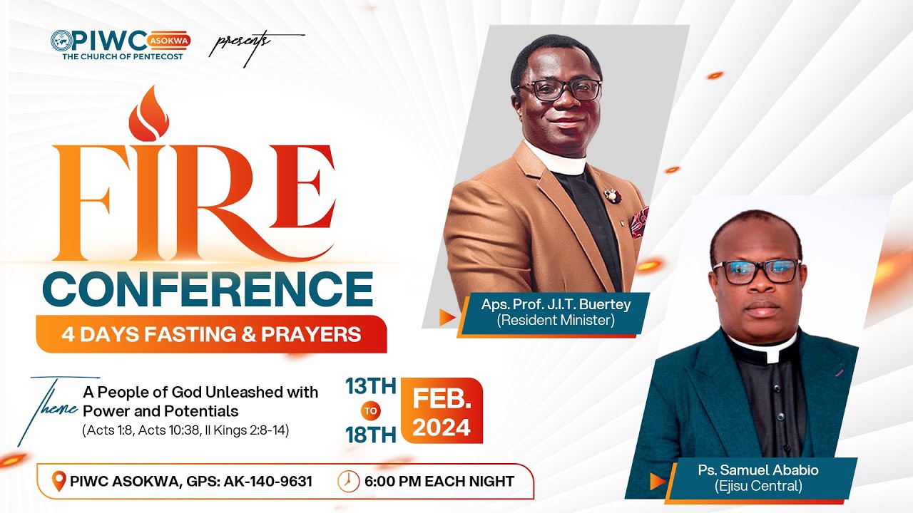 DAY ONE FIRE CONFERENCE 4 DAYS FASTING AND PRAYER(13/02/24). - YouTube