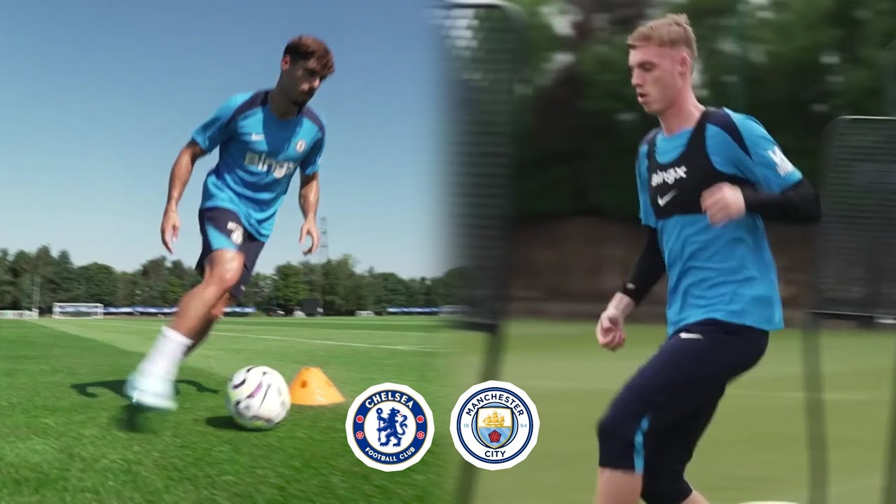 Chelsea training today ahead of Man City - YouTube