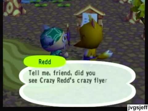 Animal Crossing - Disappearing Crazy Redd Glitch - YouTube