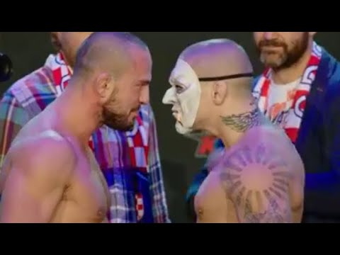 BORYS MAŃKOWSKI VS VASO "PSYCHOPATH" BAKOCEVIC NA WAŻENIU PRZED KSW 51 ...